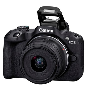 Canon EOS R50 Mirrorless Camera with 18-45mm Lens - Summer Cash Back ...